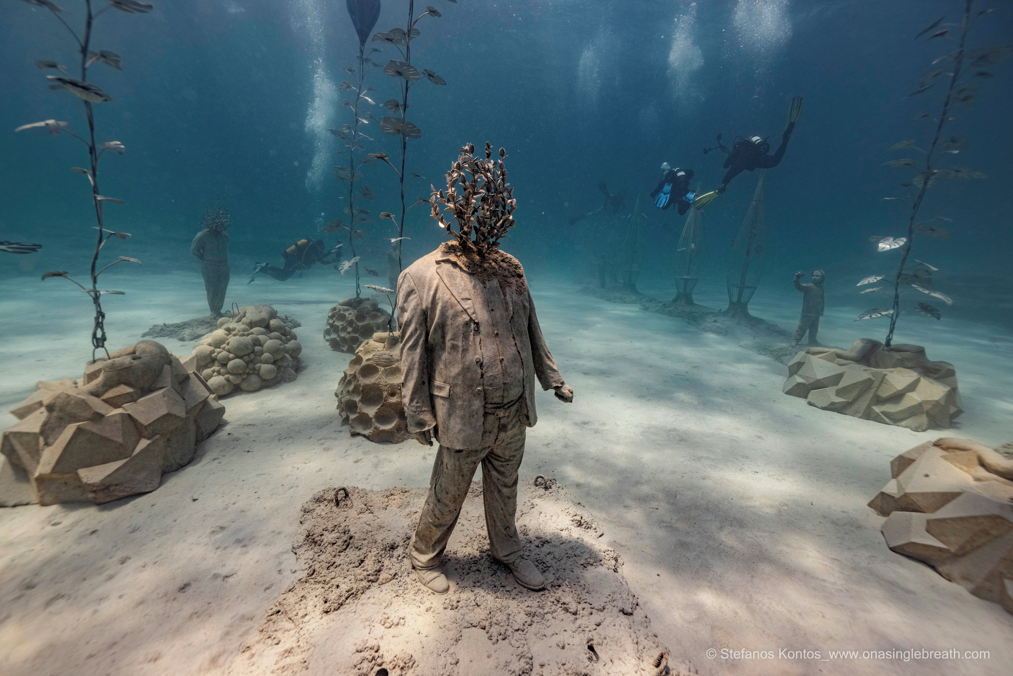 MUSAN Museum of Underwater Sculpture Ayia Napa (Cyprus Larnaca Airport ...